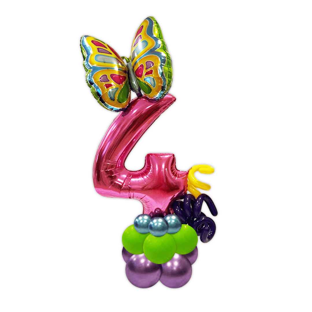 Flutter By Butterfly Birthday Balloon Bouquet – Balloon Van Gogh